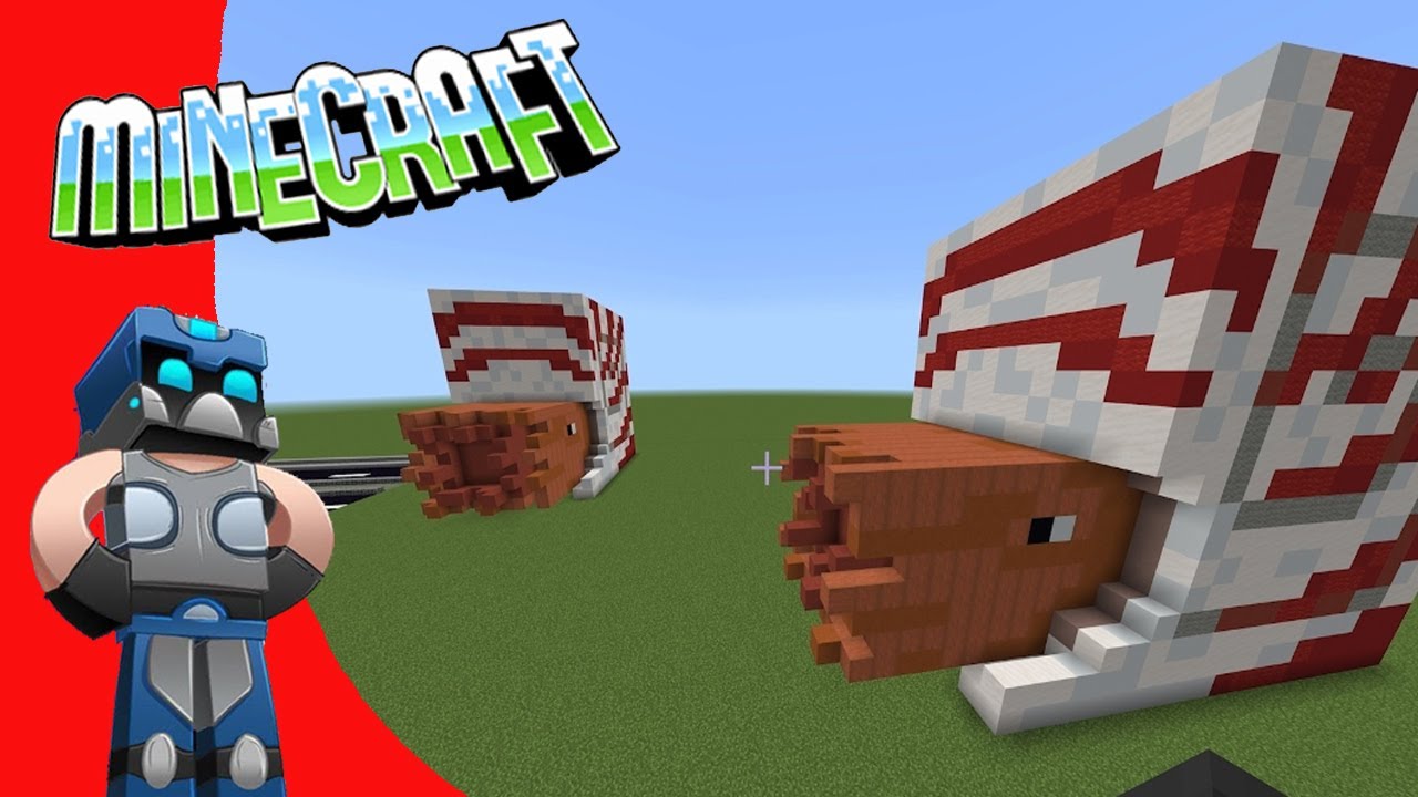Minecraft: Como hacer Nautilus 3D Tutorial - YouTube