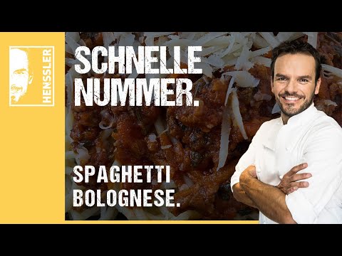 Schnelles Spaghetti Bolognese-Rezept von Steffen Henssler