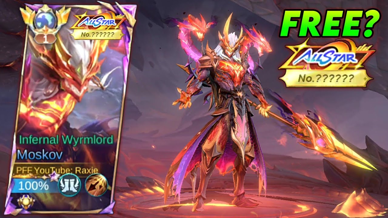 MOSKOV NEW ALLSTAR SKIN "INFERNAL WYRMLORD" IS FINALLY HERE!!😻🔥 (HOW ...
