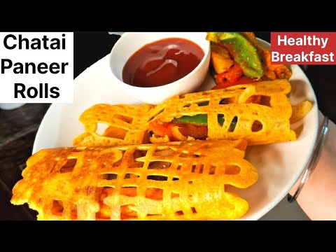 Chatai Paneer Roll Recipe बेसन और पनीर से बनाए एकदम नया नाश्ता,सबसे ...