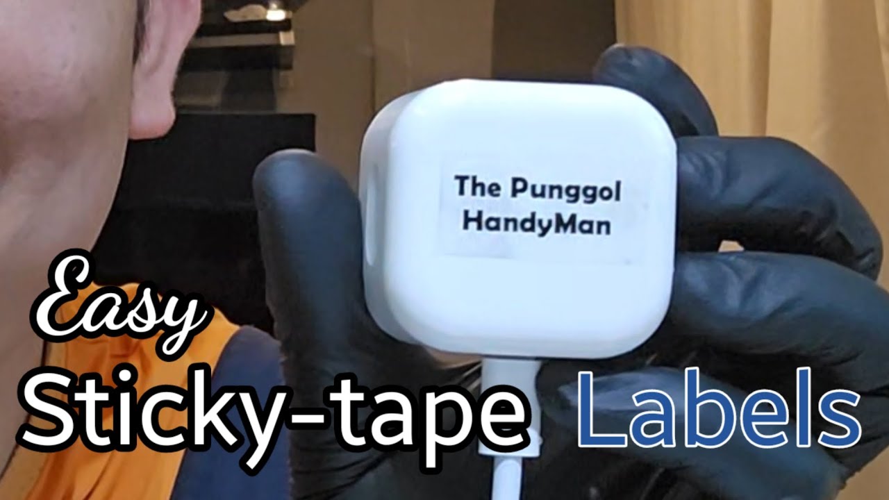 Cheap Sticky-tape LABELS that Look Professional. (Savings-$1 per label ...