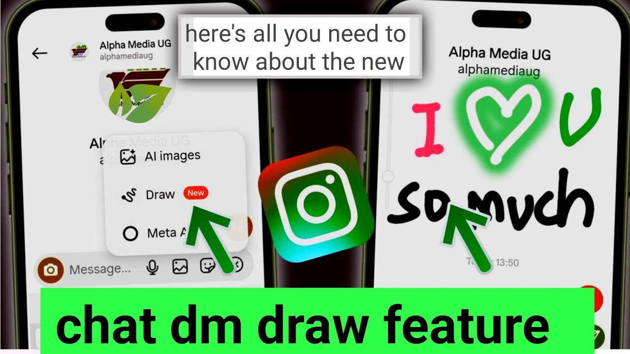 How To Draw and Send Doodles in Instagram Chat | Instagram Chat Draw ...
