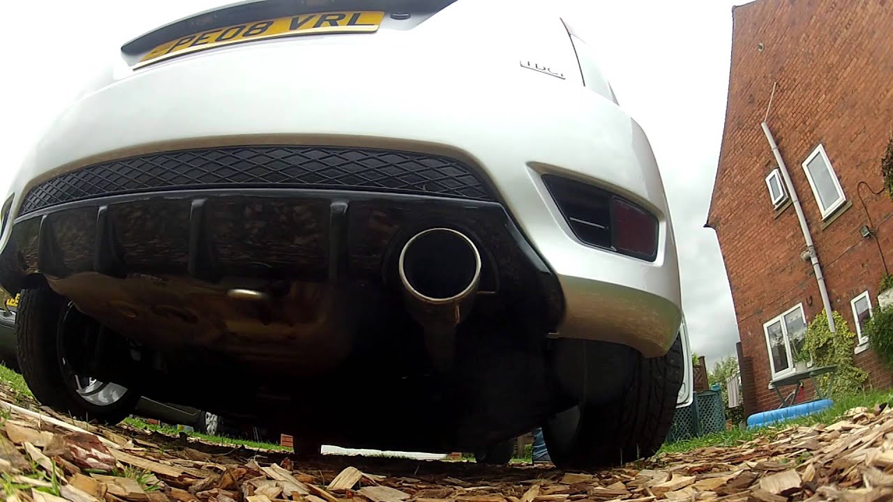 Ford Fiesta MK6 Straight Pipe/Decat - YouTube
