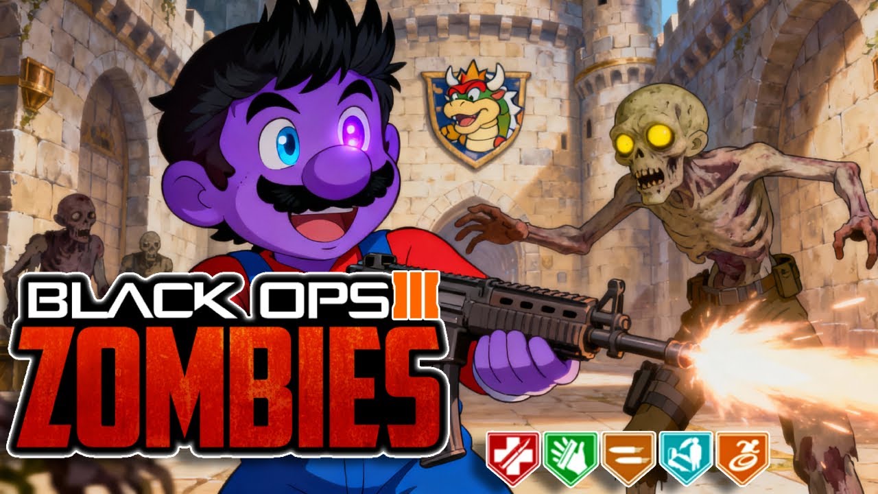 BOWSER'S CASTLE IN BLACK OPS 3 ZOMBIES IS NUTS!! | Custom Bo3 Zombies ...