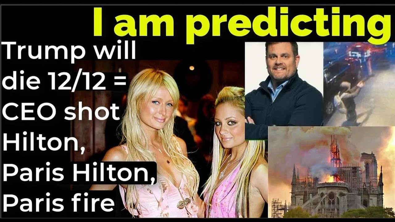I am predicting- Trump will die 12/12 = CEO shot Hilton Hotel, Paris ...