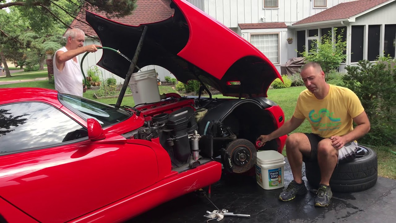 Radiator flow test Dodge Viper - YouTube