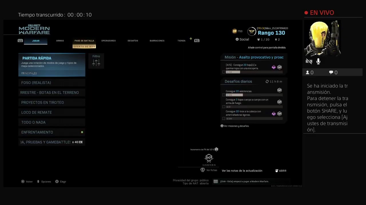Transmisión de PS4 en directo de NikoLoko_25 - YouTube