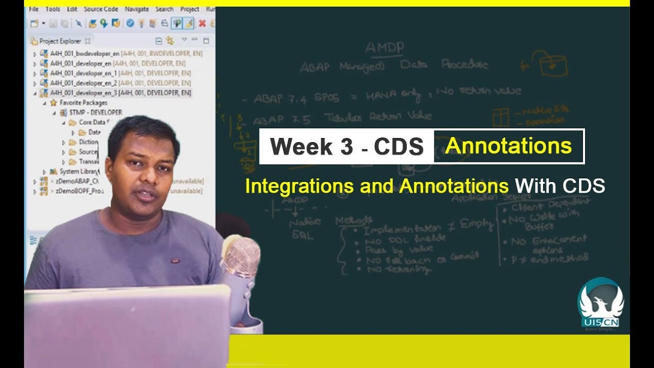 SAP® CDS Professional Development - Integration and Annotations - YouTube