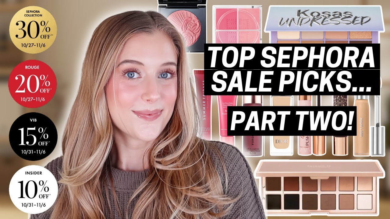 Sephora VIB Sale Recommendations 2023 PART TWO! Best Skincare & Makeup ...