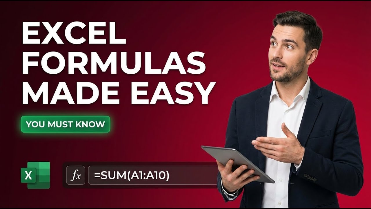 📊 Excel Formulas and Functions You NEED to Know! (SUM, SUMIF, AutoSum ...