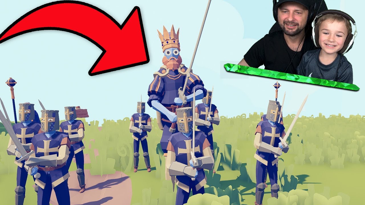 Defeat The GIANT KING in TABS - YouTube