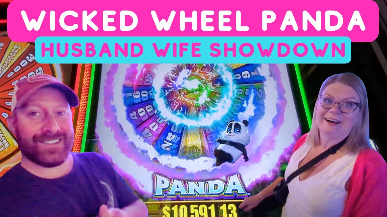 WICKED WHEEL PANDA 🐼 Husband Wife SLOT SHOWDOWN! 🎰 MANY PROGRESSIVE ...