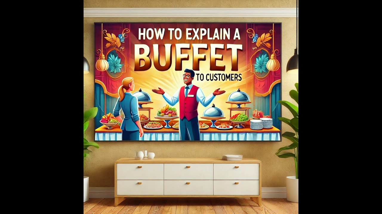 HOW TO EXPLAIN A BUFFET SPREAD TO CUSTOMERS LIKE A PRO - YouTube