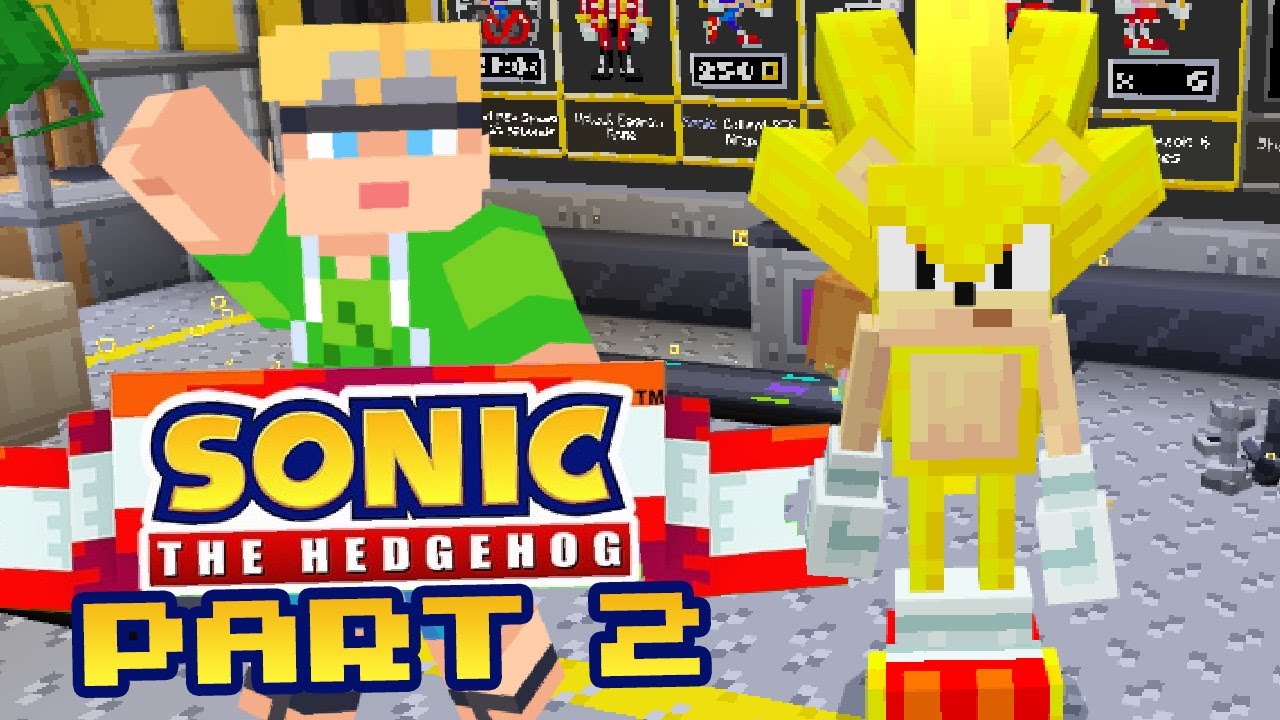 Unlocking Super Sonic in the Sonic x Minecraft Map! - YouTube