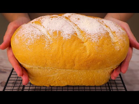 5 dakikada ekmek. Bunu bana büyükannem öğretti. Köy ekmeği. Ekmek pişirmek.