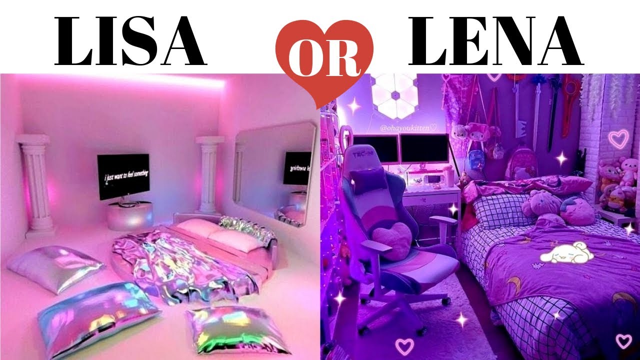 LISA OR LENA 💖 [Room Design] #55 - YouTube