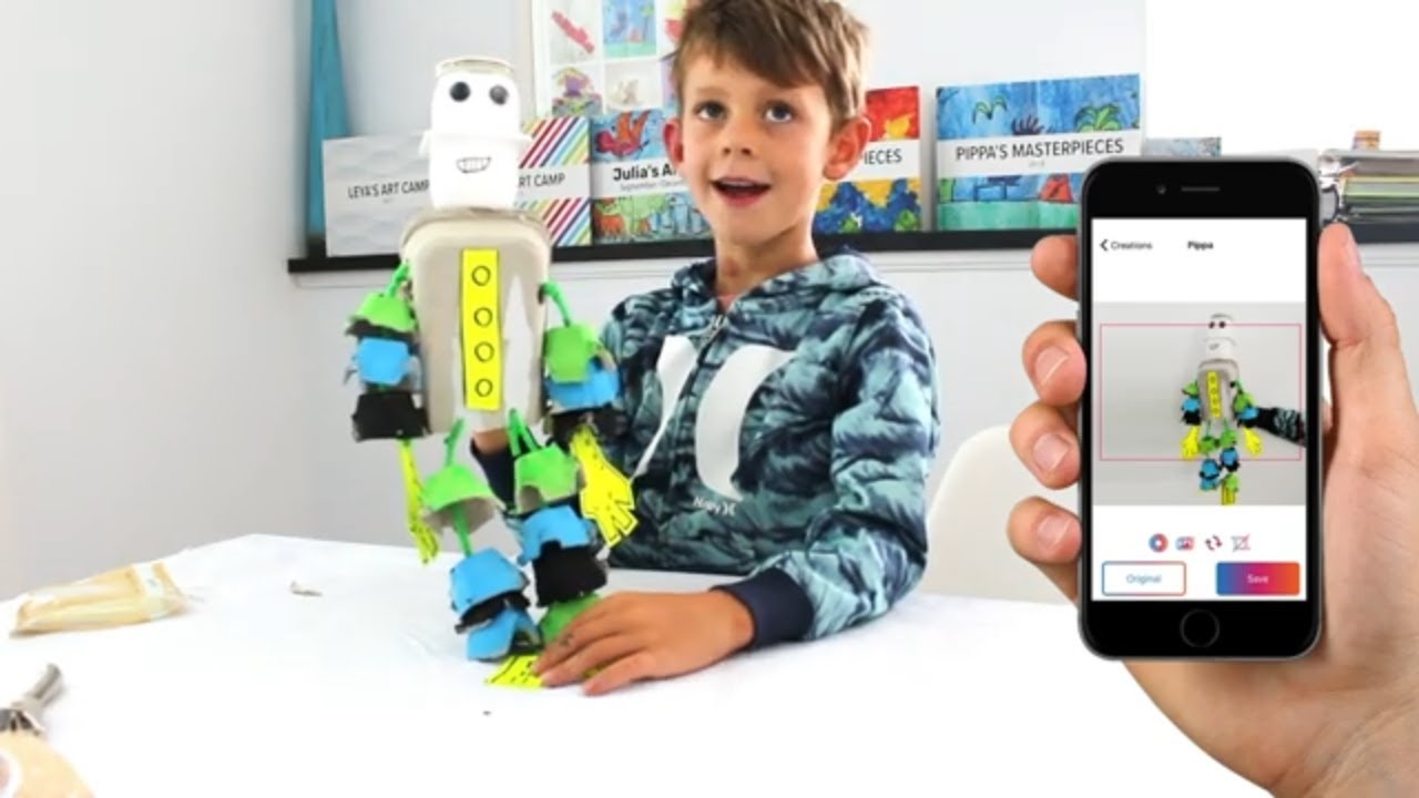 Make an egg carton robot - recycle projects for kids - YouTube