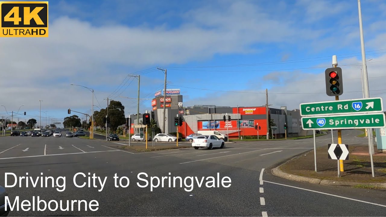 Driving City To Springvale | Melbourne Australia | 4K UHD - YouTube
