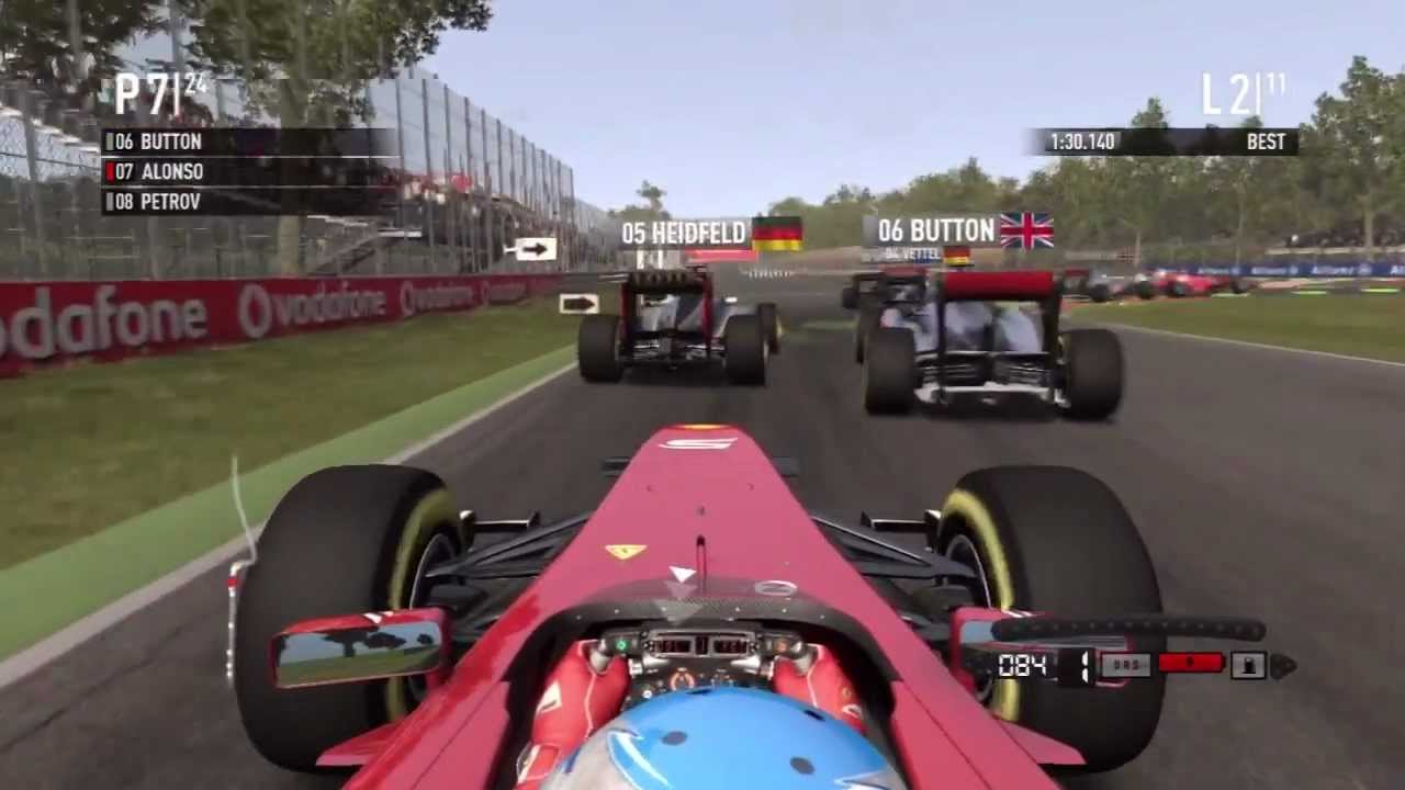 F1 2011 Game - Monza, Italian Grand Prix HD - YouTube