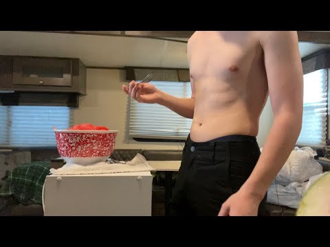 Stuffing myself with Watermelon 🍉 Full Video