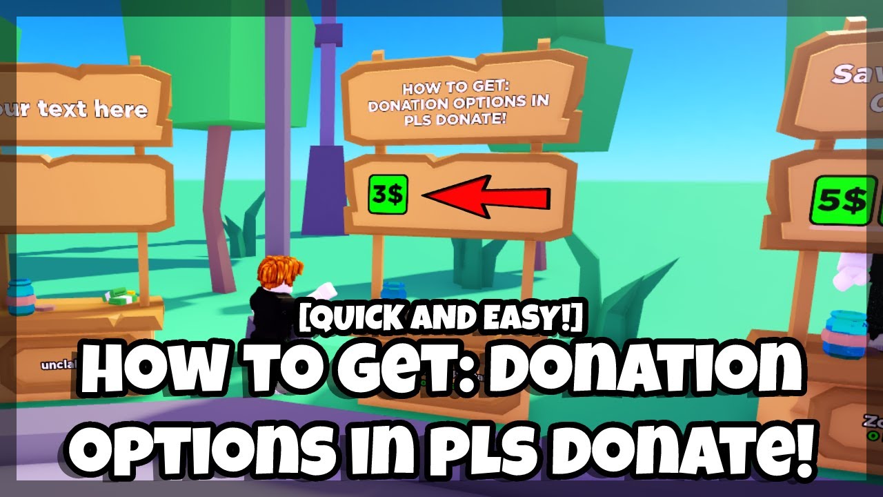 How To Get: Donation Options in Pls Donate! (Roblox) | its_flash - YouTube