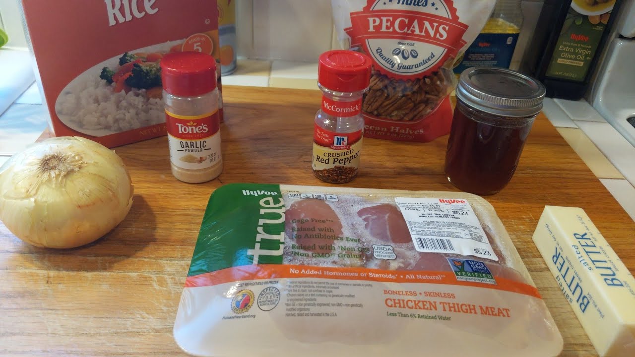 In the Kitchen - Cooking with Friends - Honey Pecan Chicken - YouTube