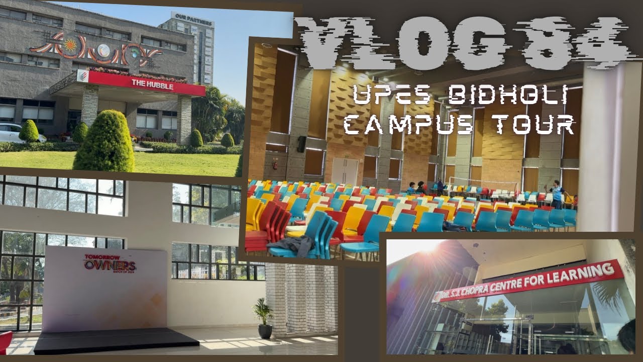 UPES Bidholi Campus Tour 🏫 | Why choose Bidholi Campus ? | B.Tech CSE ...