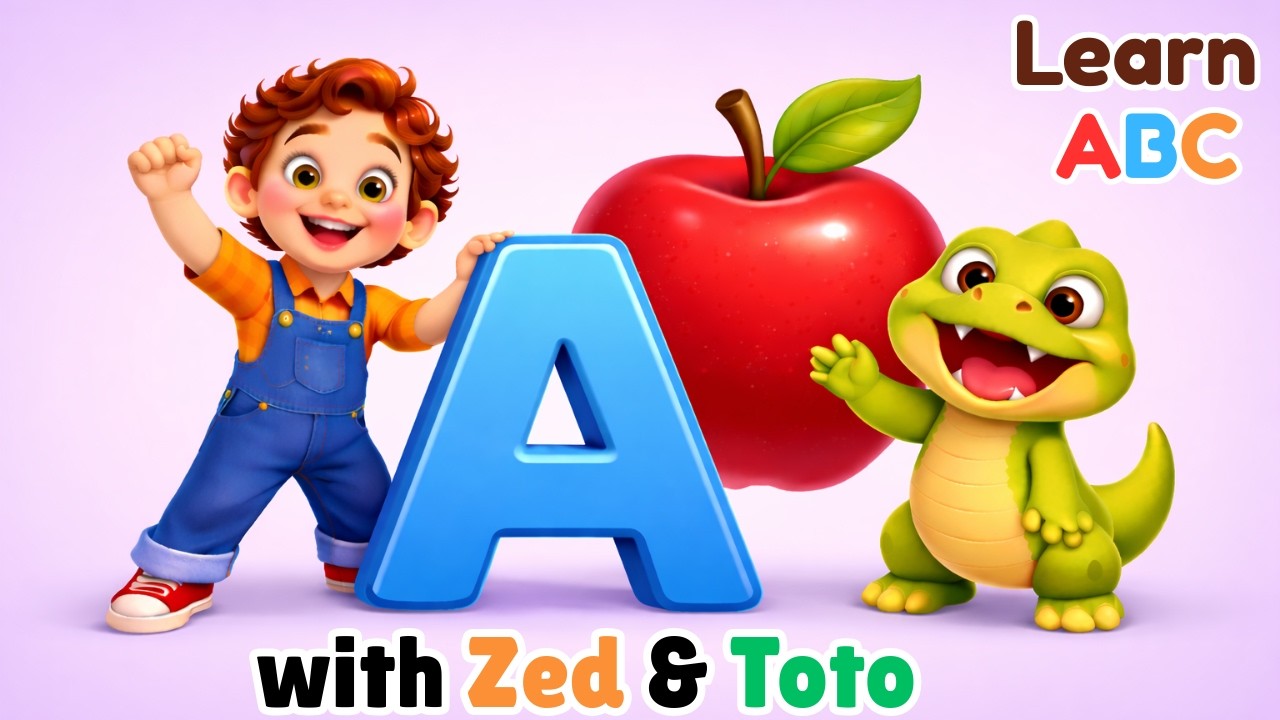 A to Z Alphabet Song for Kids | Learn Letters with Zed & Toto - YouTube