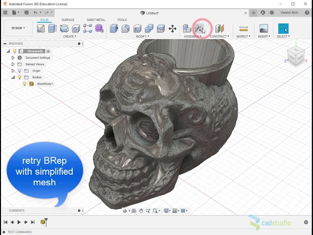 Dwang Vertegenwoordiger Hebzuchtig Convert Mesh To Solid Fusion 360 Bacteri n Kat Korea dwang-vertegenwoordiger-hebzuchtig-convert-mesh-to-solid-fusion-360-bacteri-n-kat-korea