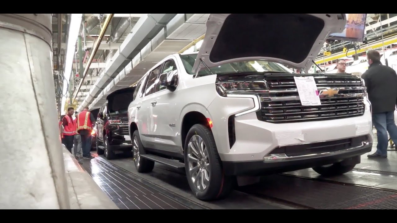 2021 Chevrolet Tahoe & Suburban production overview at Arlington ...