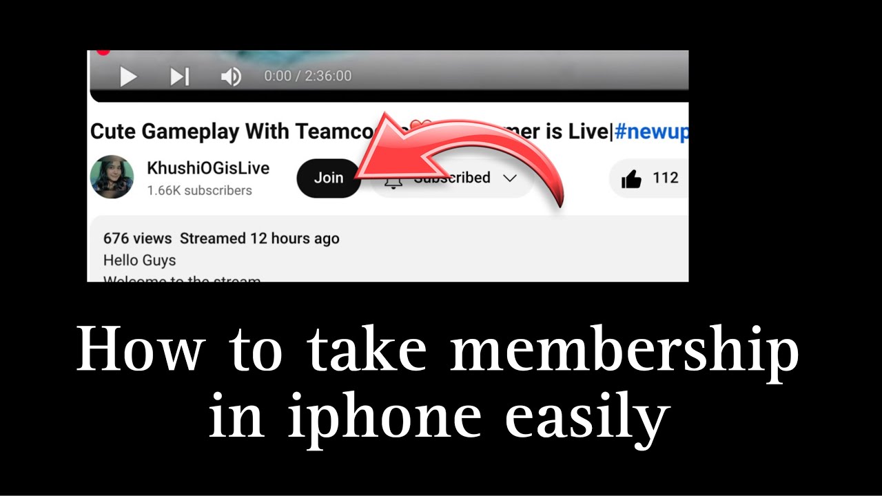How to take membership in Iphone IOS 18| How to find join button in ...