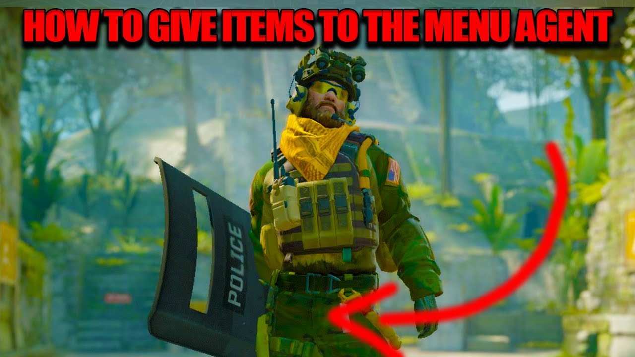 How to Give Items to the Menu Agent CS2 - YouTube