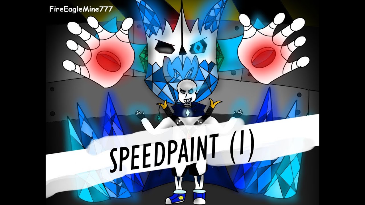 Crystallized!Sans [CrystallizedTale] Speedpaint (1) - YouTube