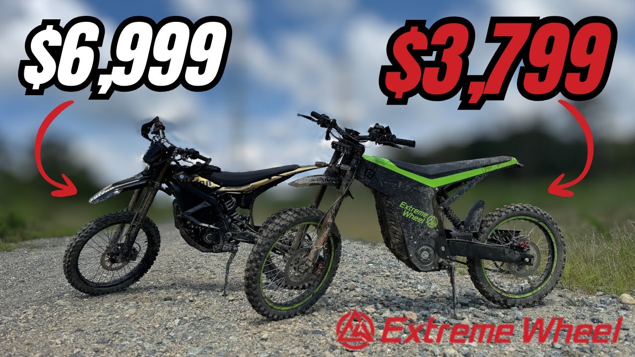 Extreme Wheel ES 88V Electric Dirt Bike Off Road Performance Testing ...