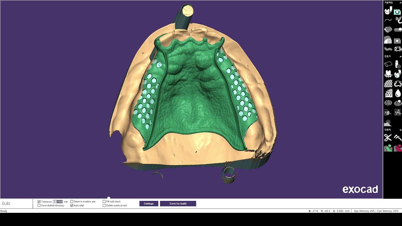 Exocad partial framework design-Style GONJO - YouTube
