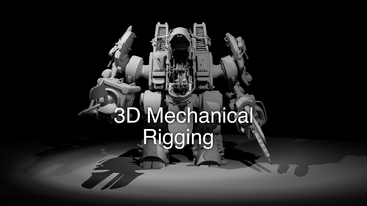 3D mechanical rig - YouTube