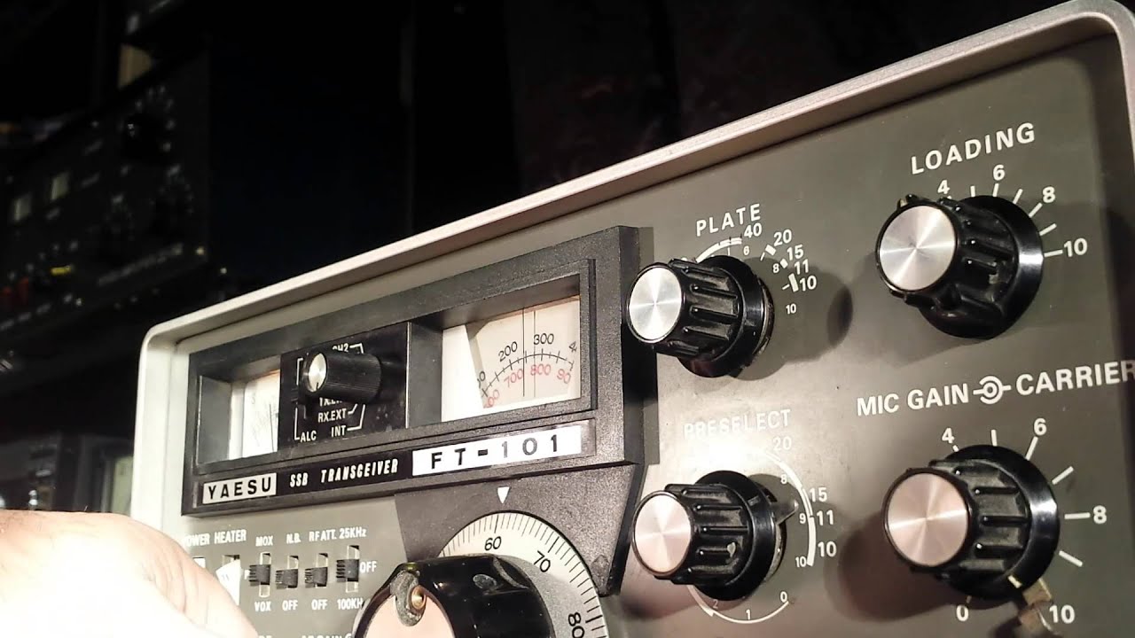 Yaesu FT-101 - YouTube