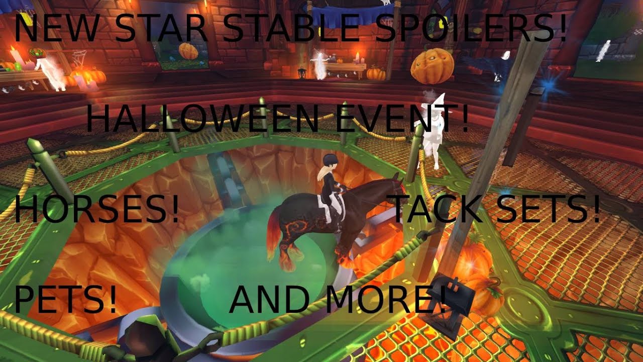 NEW SPOILERS IN STAR STABLE! HALLOWEEN EVENT! HORSES! PETS! TACK SETS ...