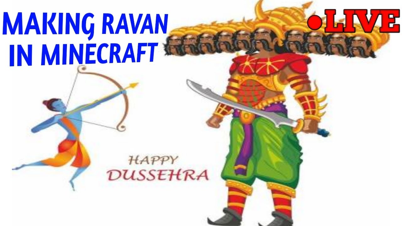 Making Ravan In Minecraft \Minecraft Live\Livestream - YouTube
