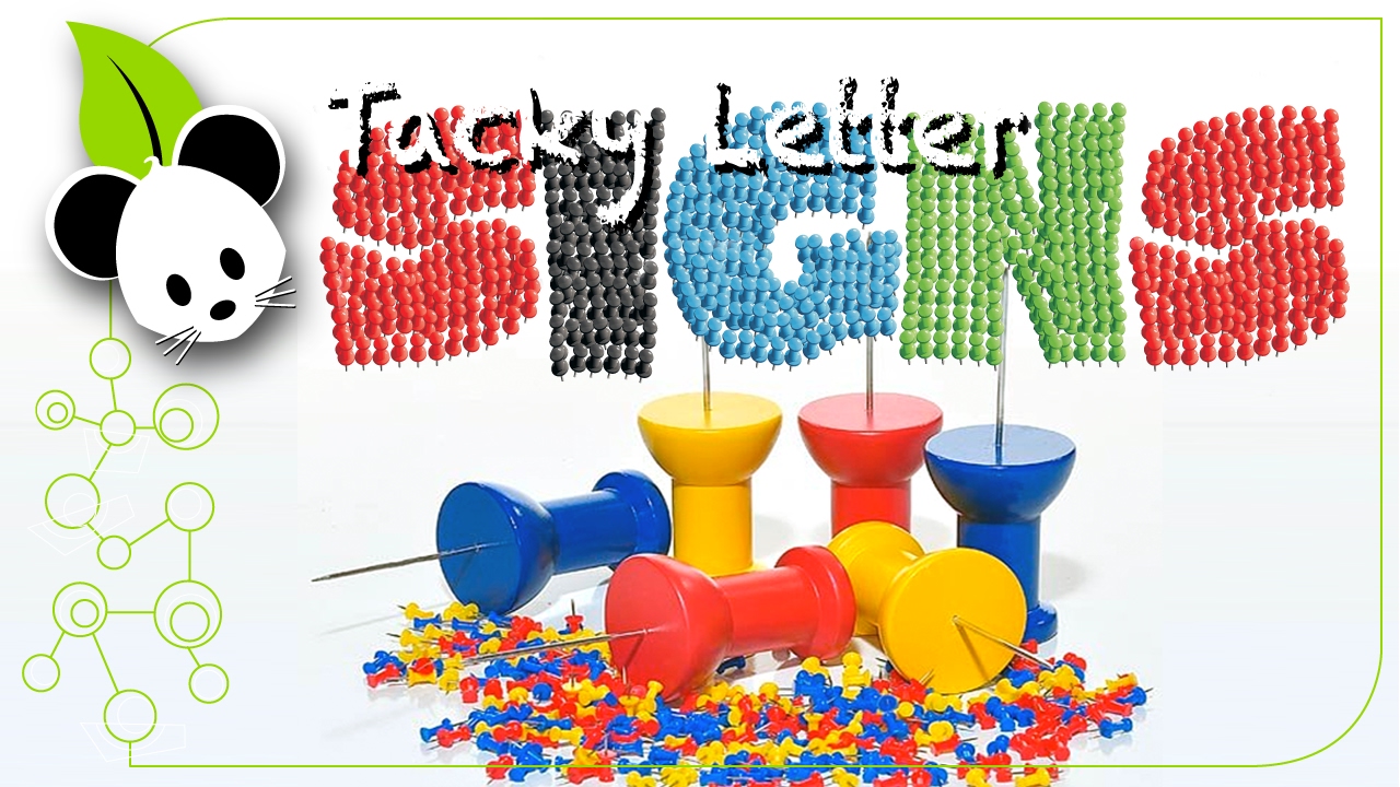CNC Push-Pin Wall Letter Sign | #011 - YouTube