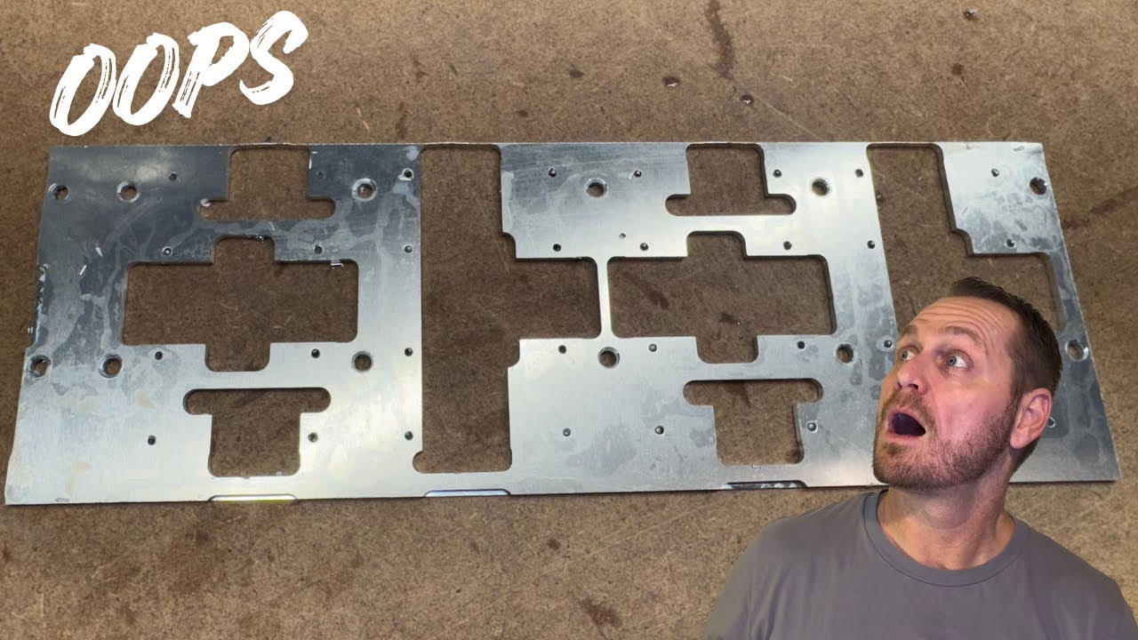 Live CNC machining wallet frames (FAIL, lol) - YouTube