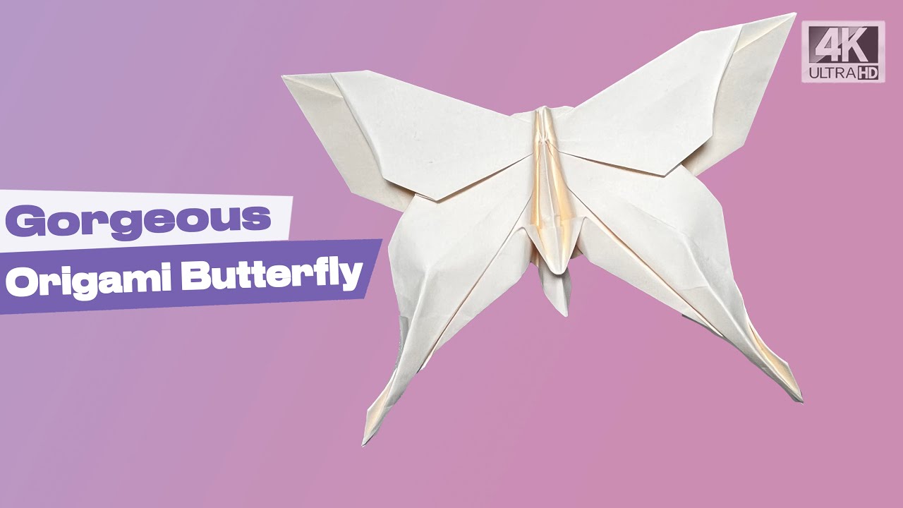 How to Make a Beautiful Origami Butterfly | Step-by-Step Tutorial - YouTube