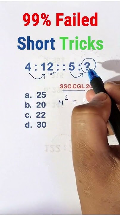 Number Analogy Reasoning Short Tricks | #reasoning short tricks #ssc #ssccgl #sscgd #sscchsl ...