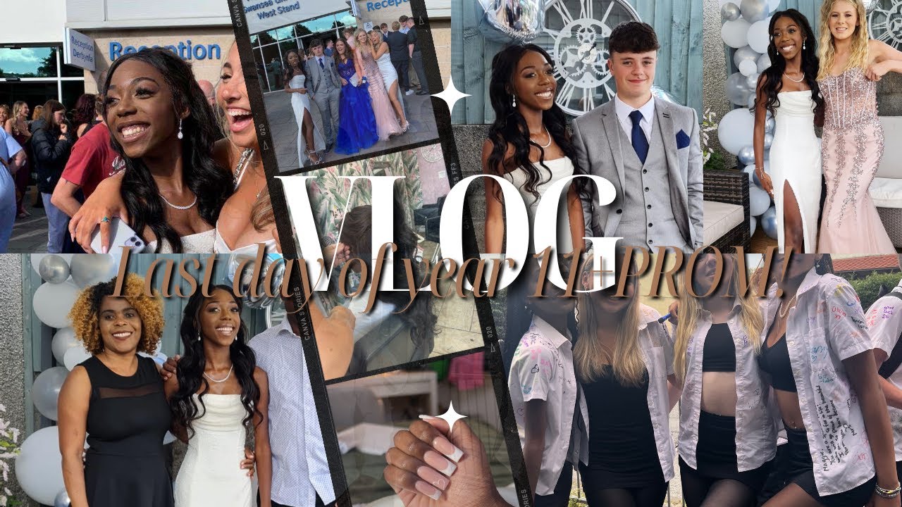 VLOG: THE LAST DAY OF SCHOOL+PROM PREP/PROM DAY! - YouTube