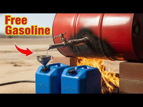 Evde Bedava Yakıt Ürettim! Plastikleri Benzine Nasıl Dönüştürdüm İşte ⛽