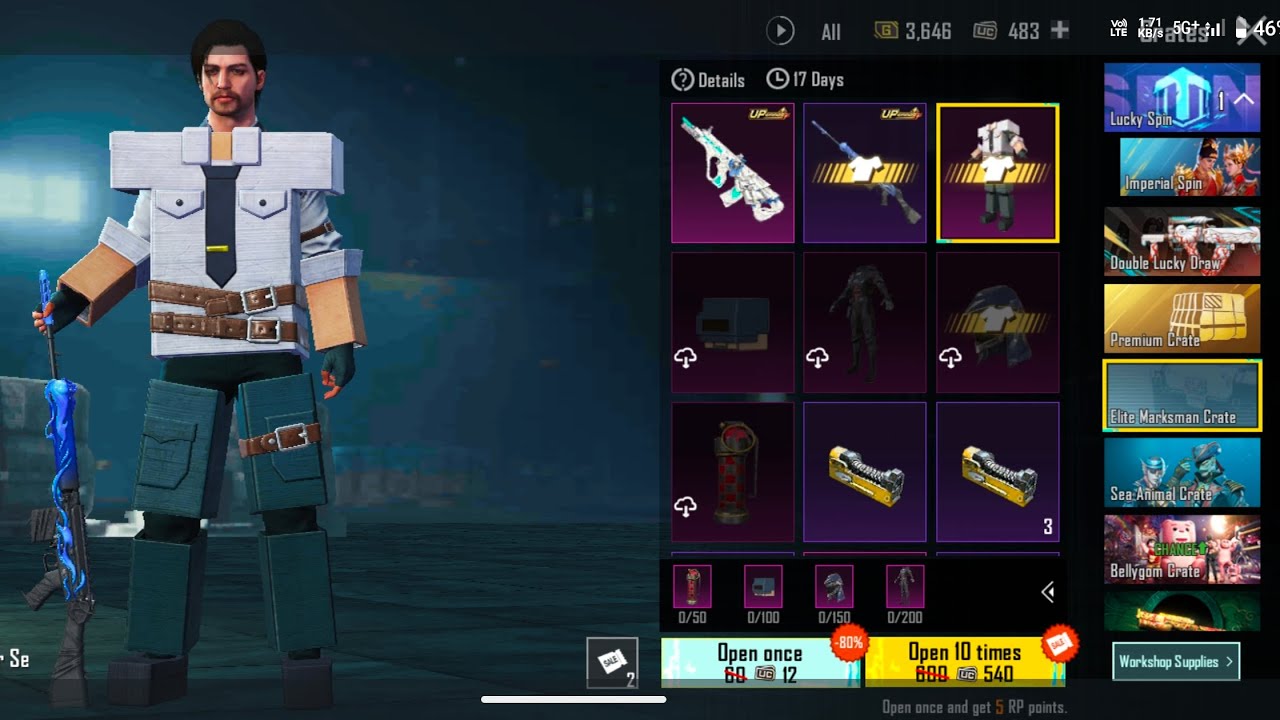Elite Marksman crate opening Bgmi | Elite Marksman crate opening | Bgmi ...