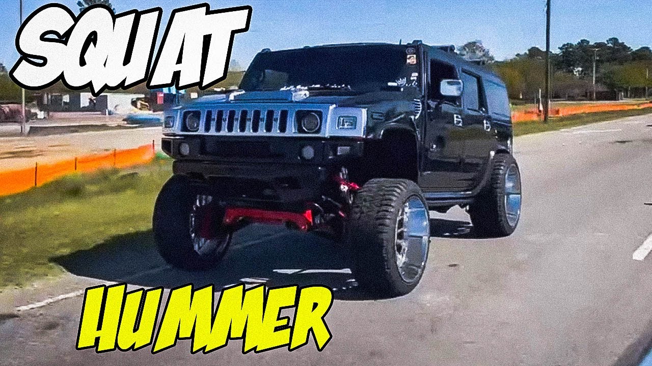 First Squat Hummer in The World | Lifted Trucks Rollers - YouTube