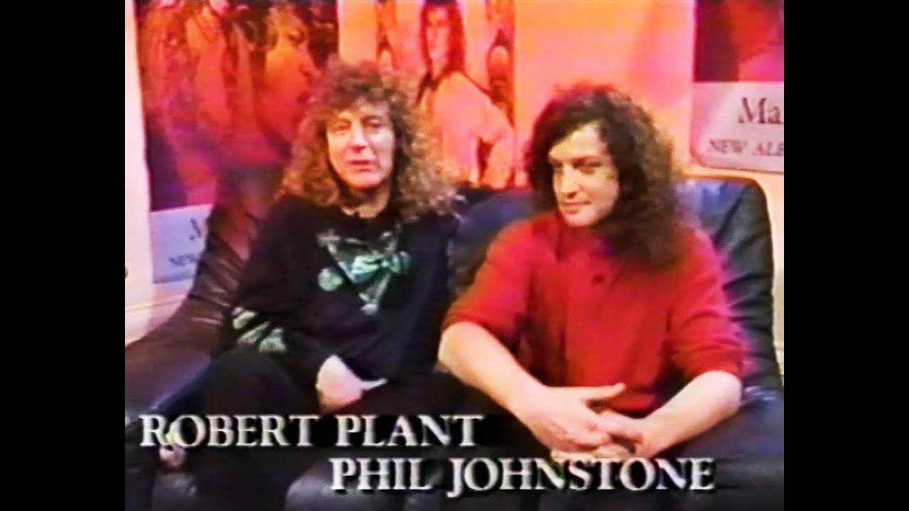 ROBERT PLANT 1990 IN MEMORY OF PHIL JOHNSTONE MANIC NIRVANA HARD N ...