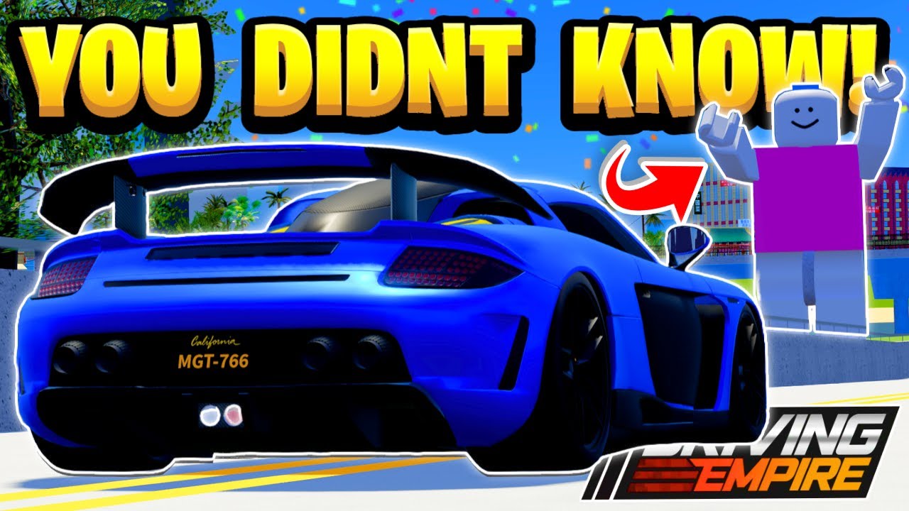 15 Facts You DIDNT Know About Driving Empire! - YouTube