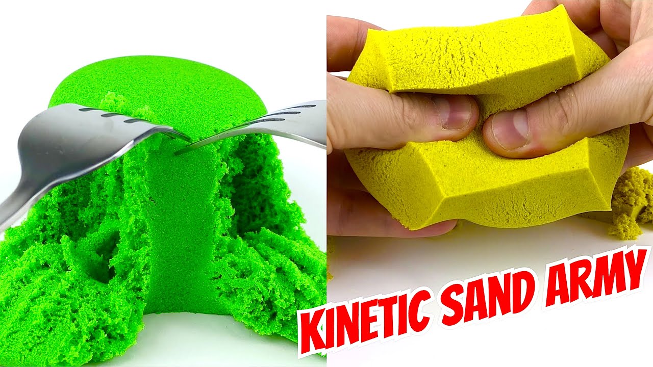 Kinetic Sand ASMR The Most Relaxing & Satisfying Sand Videos #68 - YouTube